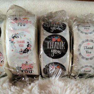 Various | Office | 50 Thank You Sticker Lot | Poshmark